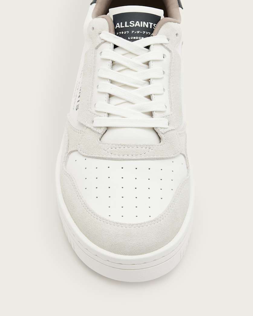 Regan Low Top Sneakers CHALK WHITE/BLACK | ALLSAINTS US
